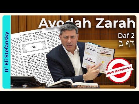 Daf Yomi Avodah Zara Daf 2 by R’ Eli Stefansky