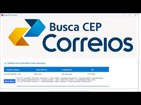 Consulta CEP Correios - Projeto usando Delphi para buscar CEP no site oficial dos Correios! 🇧🇷
