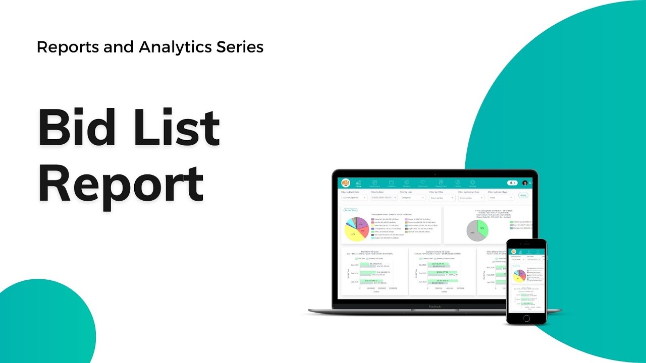 How to Use Bid List Report
