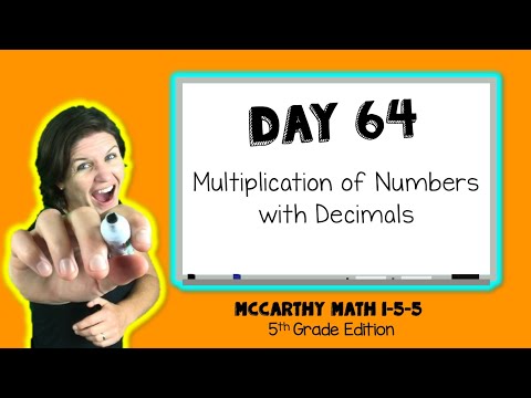 5th Grade Math | Multiply Decimals | McCarthy Math 1-5-5