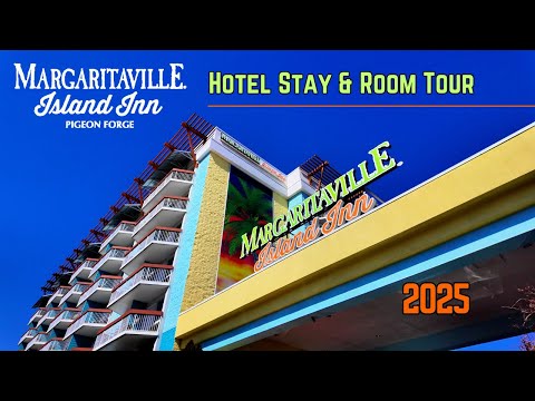 Margaritaville Island Inn Tour Pigeon Forge TN | Walkthrough King Room with Island View (Accessible)