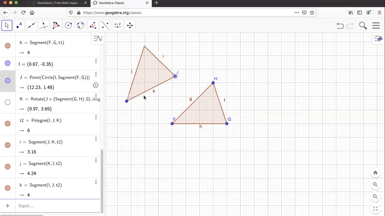 Rep-tiles with GeoGebra