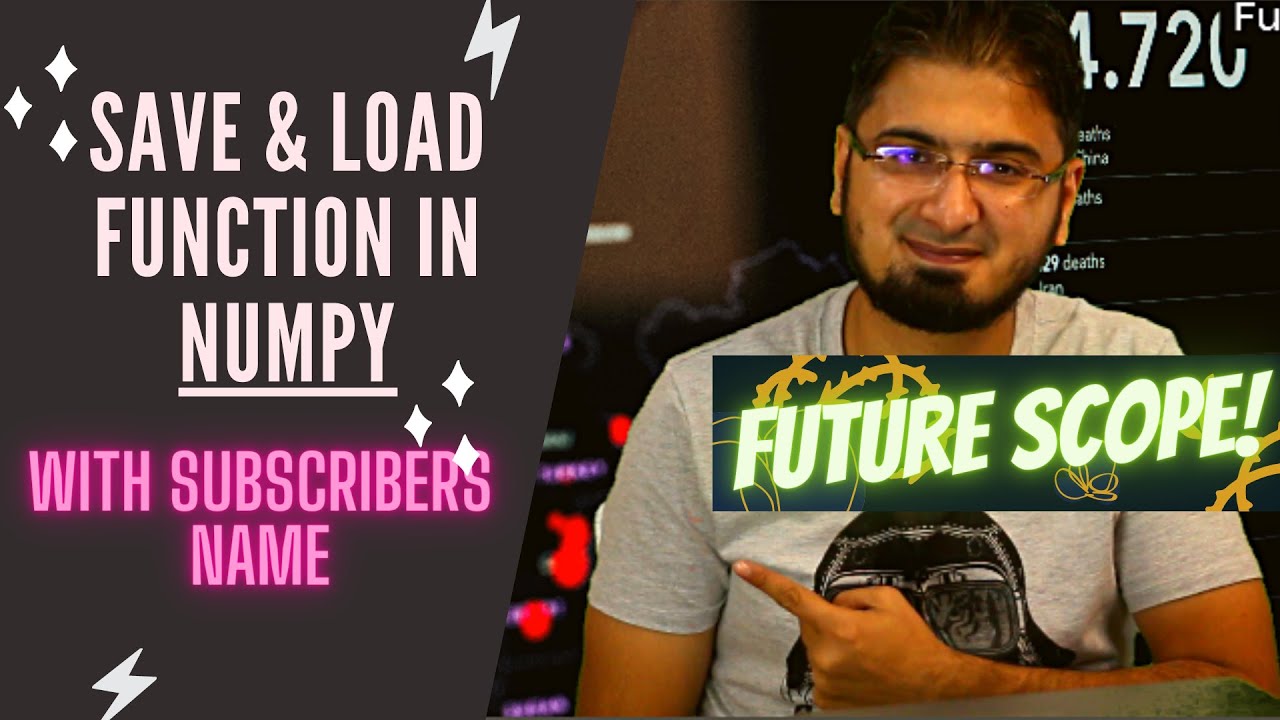 #7 Numpy Save & Load Function | Numeric Python Tutorial | Data Science Library in Hindi / Urdu