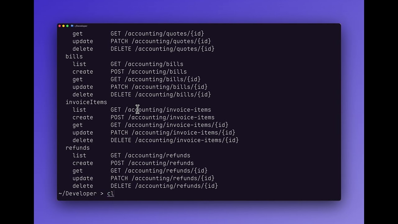 Introducing Apideck CLI | Work with accounting apps in your terminal