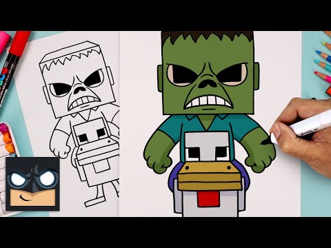 How to Draw Chicken Jockey – Step by Step Minecraft Lesson for Beginners