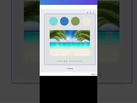 Canva color palette from any photo - Branding colors 2025 #canvatutorial #digitalmarketing