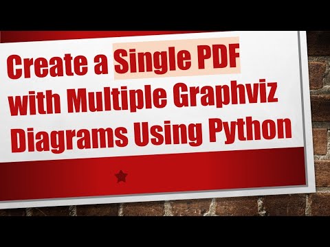 Create a Single PDF with Multiple Graphviz Diagrams Using Python