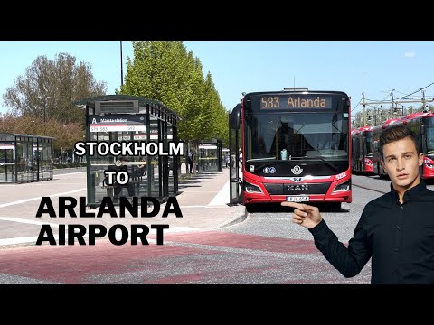 Stockholm City to Arlanda Airport. Travel for just 42 SEK. Cheapest way for budget travellers.