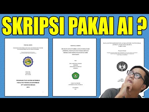 Cara Buat Skripsi Otomatis Pakai AI ! Bikin Skripsi Sekarang Makin Gampang!