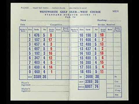WENTWORTH GOLF CLUB Surrey, England 70s Scrapbook