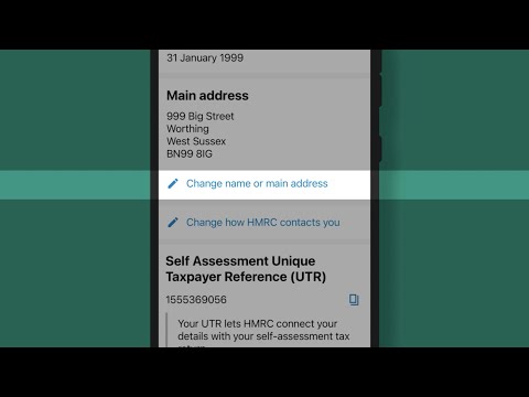 How can I update my personal details on the HMRC app?