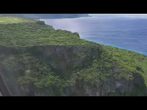 Arriving in Guam Anderson Air force base.