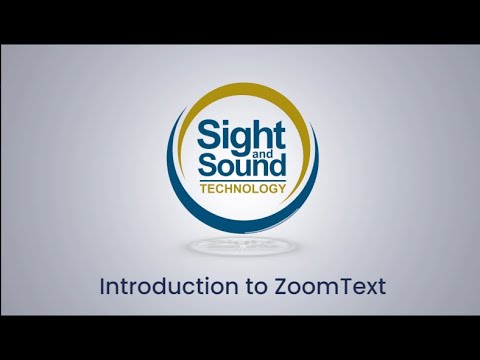 Introduction to ZoomText