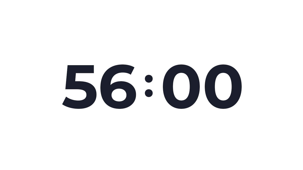 56 Minute Timer
