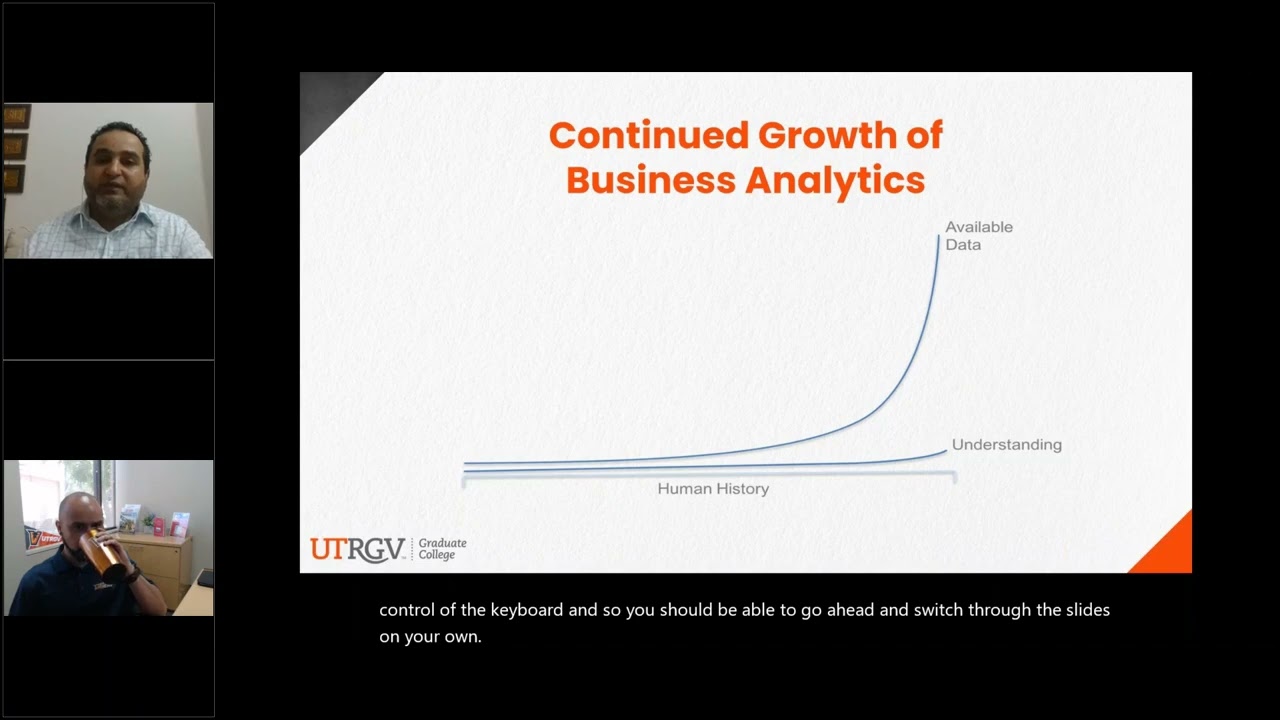 UTRGV Business Analytics and Artificial Intelligence in Healthcare Analytics Specialization Webinar