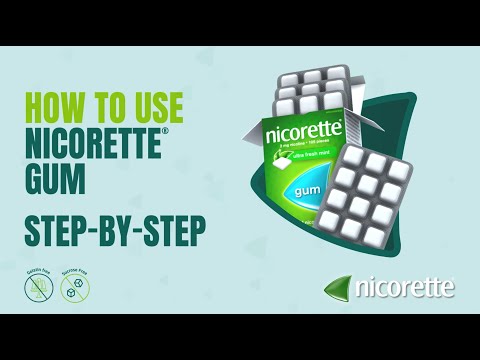 Step-by-step: How to use the NICORETTE® Gum