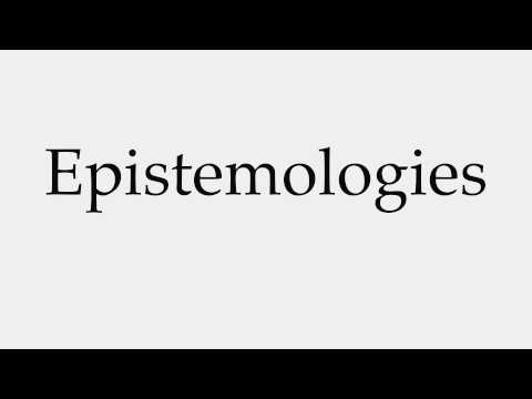 How to Pronounce Epistemologies