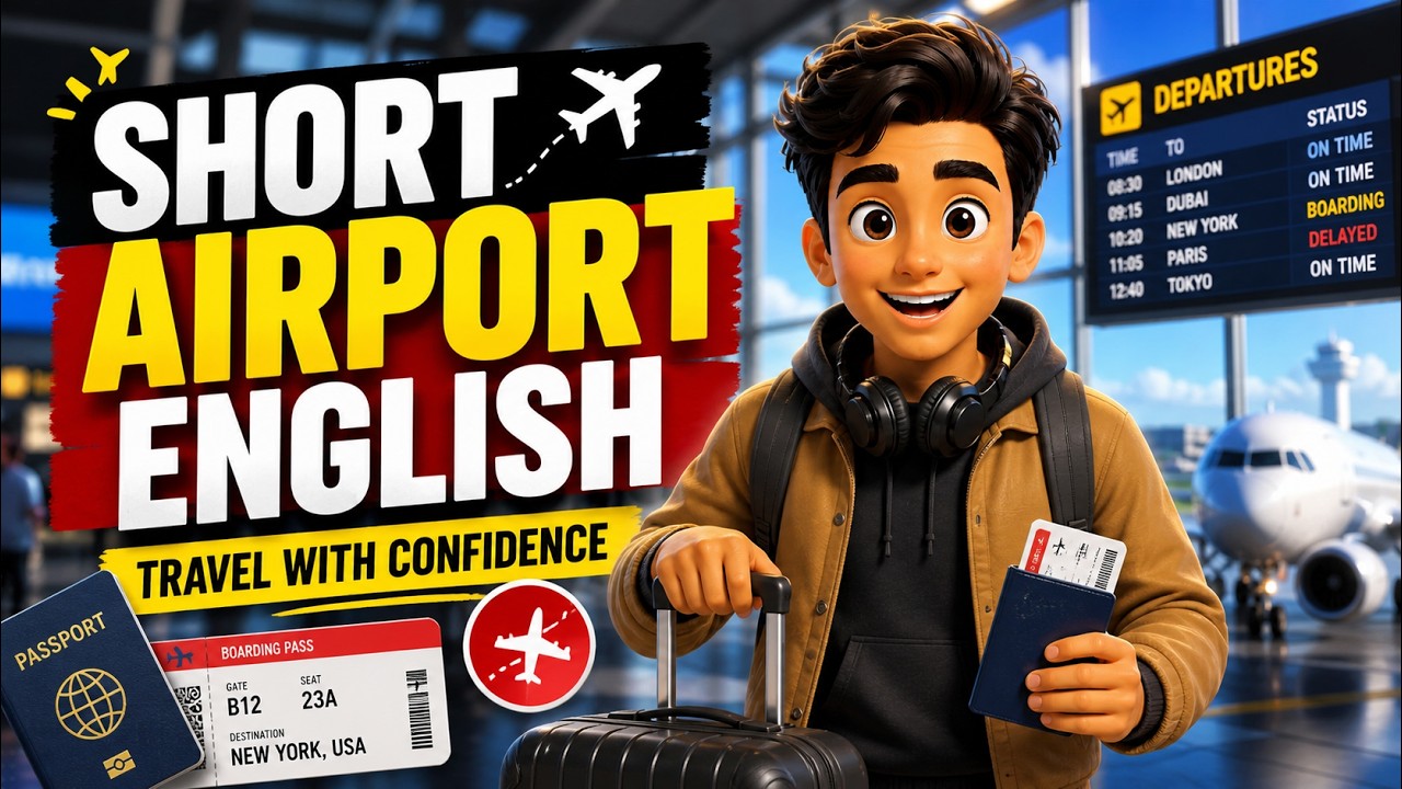 Travel English Sentences for Beginners | Airport English Conversation