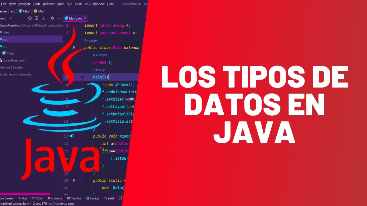 Los TIPOS de DATOS en JAVA - MASTER EN JAVA- #3