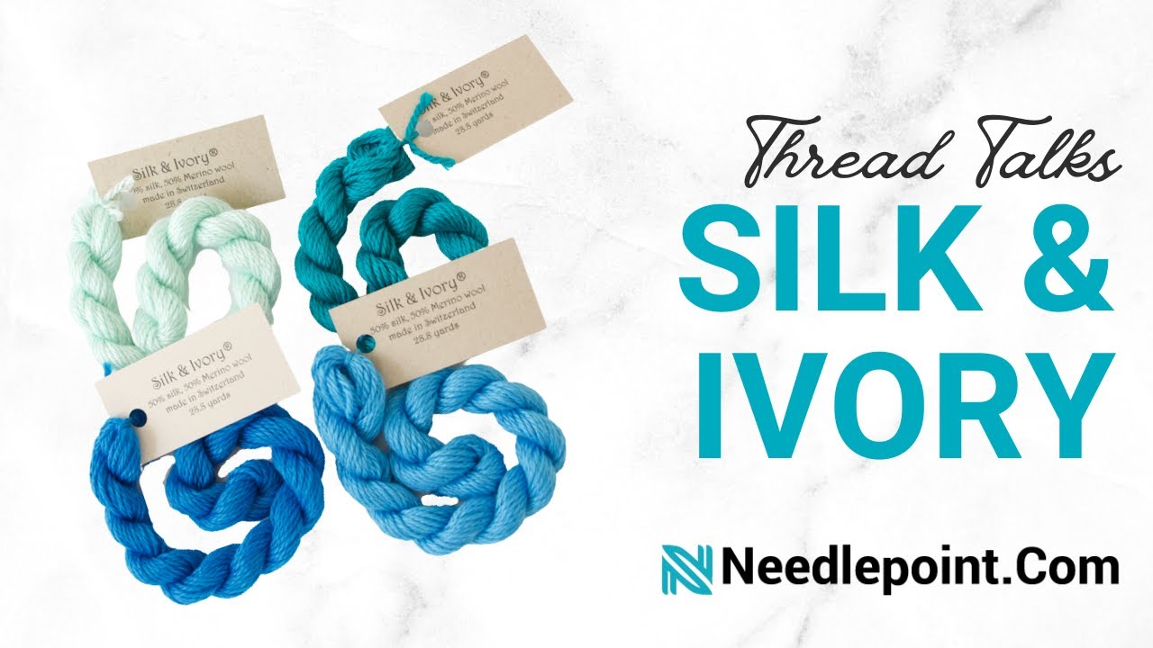 Silk & Ivory, Thread Talks with Needlepoint.Com