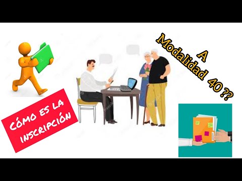 Como es la INSCRIPCIÓN a MODALIDAD 40??