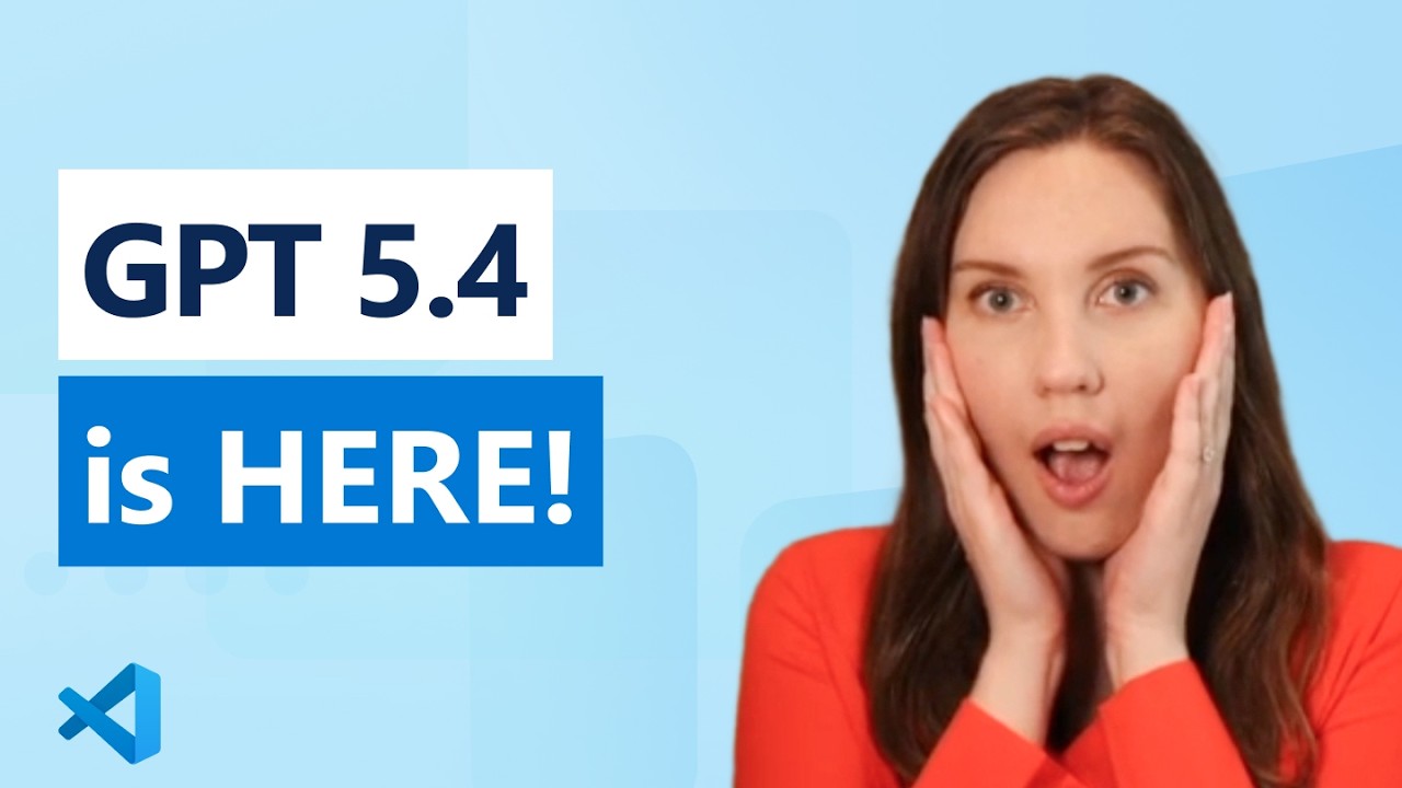 GPT-5.4 just landed in VS Code!