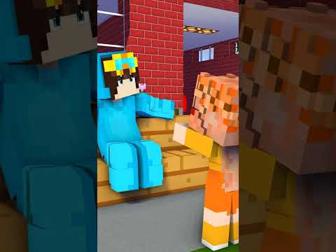 MIA BEING SILLY TO NICO #cash #nico #zoey #mia #shorts #minecraftanimation #minecraftshorts