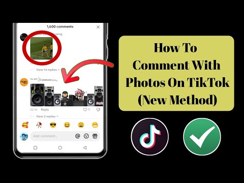 How to Comment with Photos on Tik Tok (New Mathod 2025)|