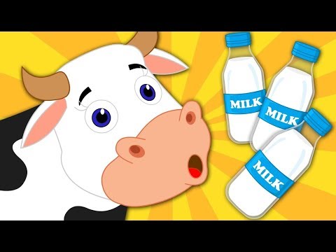 How Milk is Made , Short Animation Video for Kids.