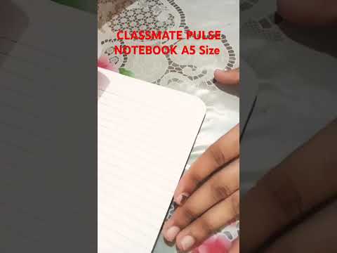 Classmate Pulse Spiral😍 Notebook | A5 size | Full video on channel #stationeryhaul #stationeryitems