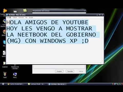 WINDOWS EN NETBOOK DEL GOBIERNO (MAGALLANES)