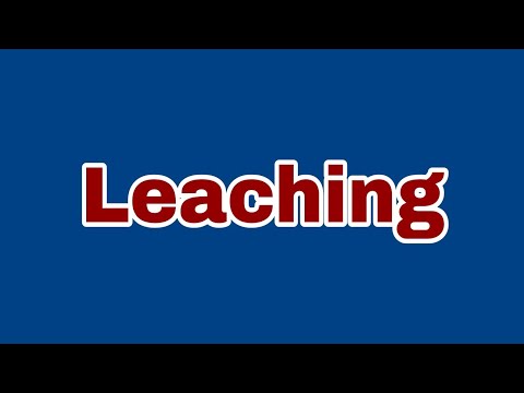Leaching #shorts