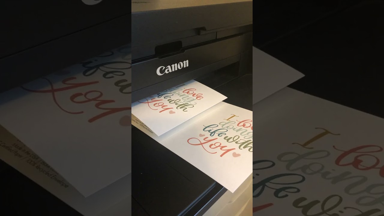 Printing Greeting Cards at Home #greetingcards #smallbiz
