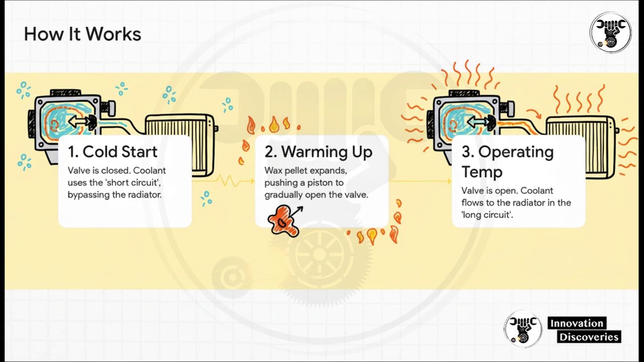 ➤ THERMOSTAT EXPLAINED – ENGINE COOLING SYSTEM CONTROL DEVICE
