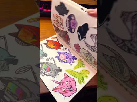 Sticker Book Additions #art #stickers