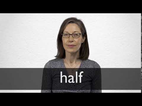 HALF 释义 | 柯林斯英语词典