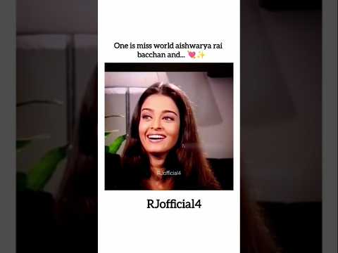One is Aishwarya rai bacchan and second is 👸❤️ #bollywood #aishwarya #youtubeshorts #snehaullal