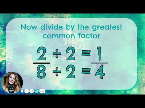 Writing Fractions in Simplest Form