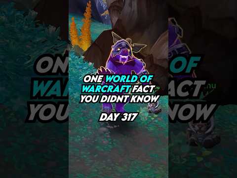 Here’s one world of Warcraft fact you didn’t know!Day 317 #warcraft #worldofwarcraft