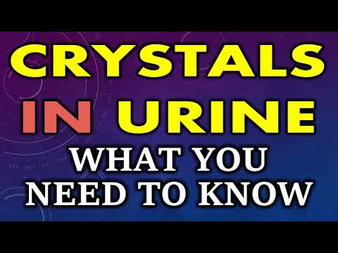 Crystals in urine | Significance of various crystals in urine | types of urine crystals