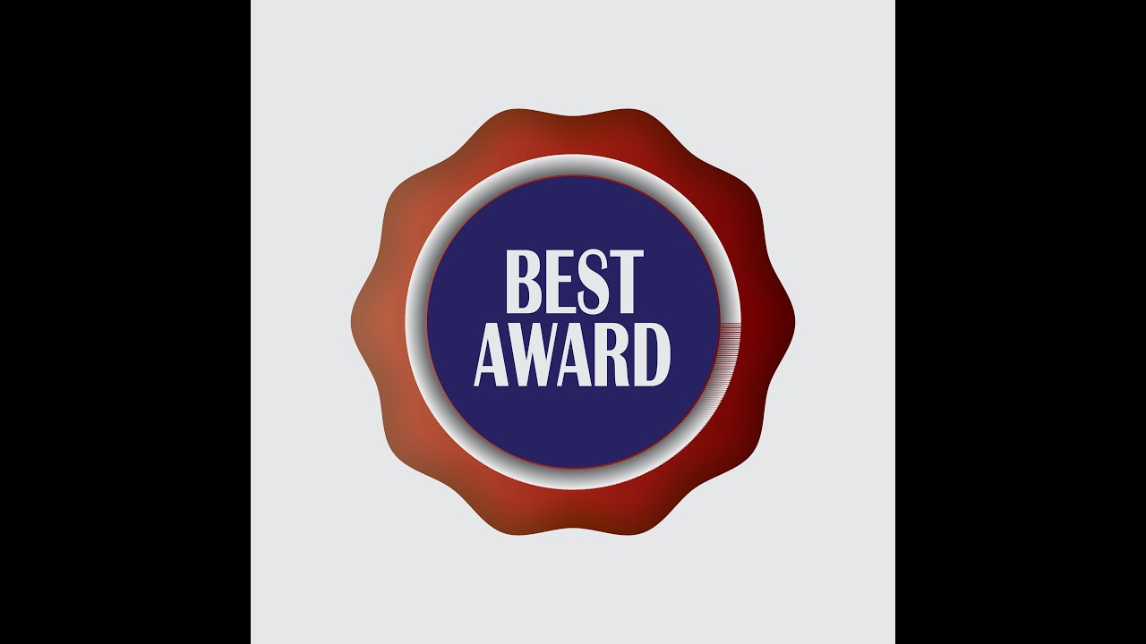 How to create Certificate AWARD stamp logo on illustrator, Certificate AWARD stamp logo, stamp logo