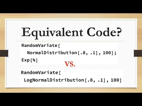 CDF Method for Log Normal PDF & Mathematica (including RandomVariate for Simulation)