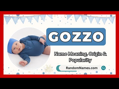 Gozzo - Baby Boy Name Meaning, Origin & Popularity - RandomNames.com