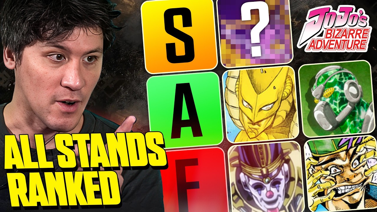 Ranking All JOJO Stands - Ultimate Tier List
