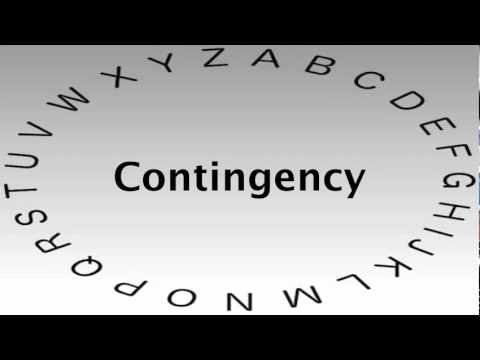 SAT Vocabulary Words and Definitions — Contingency