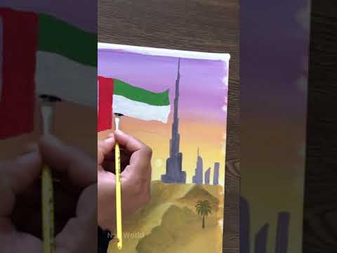 #Shorts UAE National Day Painting-Nas World