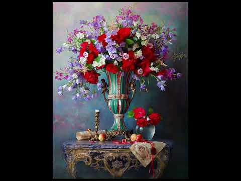 💐💐💐 Classical style flower arrangement still life photography works appreciation