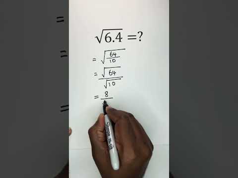 Square root of 6.4