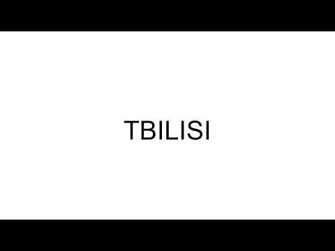How to Pronounce Tbilisi | Pronunciation Guide