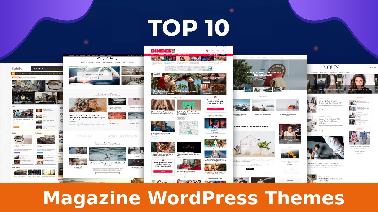 Top 10 Best Magazine WordPress Themes | Best Responsive WordPress Magazine Themes | Wpshopmart